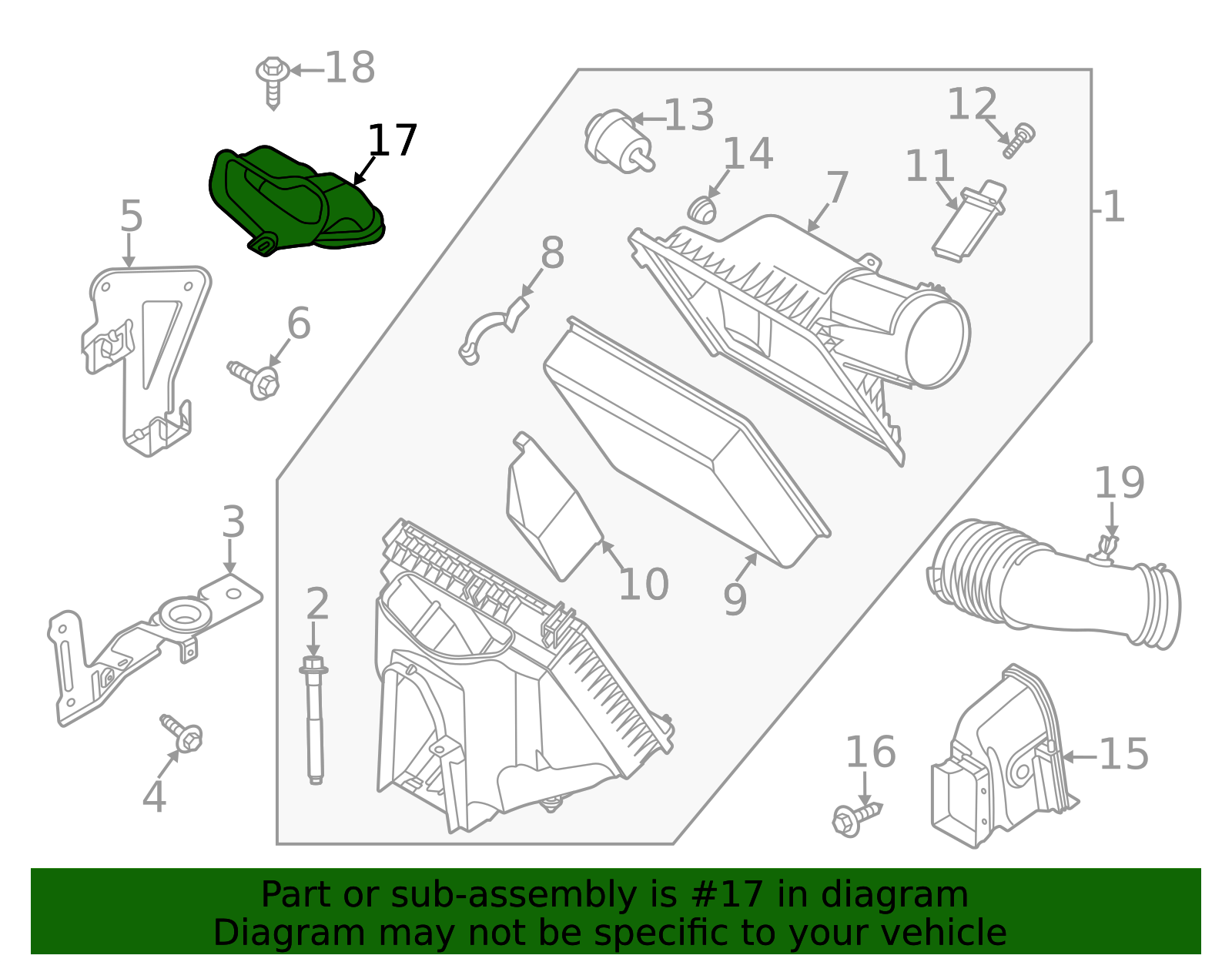 2020-2025 Ford | Air Inlet Tube | LC3Z-9C675-A | Walls' Ford Parts