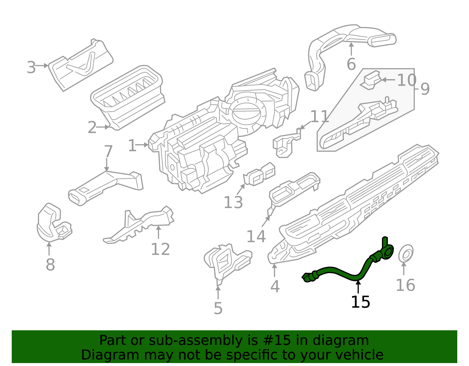 4M1-816-311 - Air Hose 2017-2019 Audi Q7 | Audi OEM Parts Guy