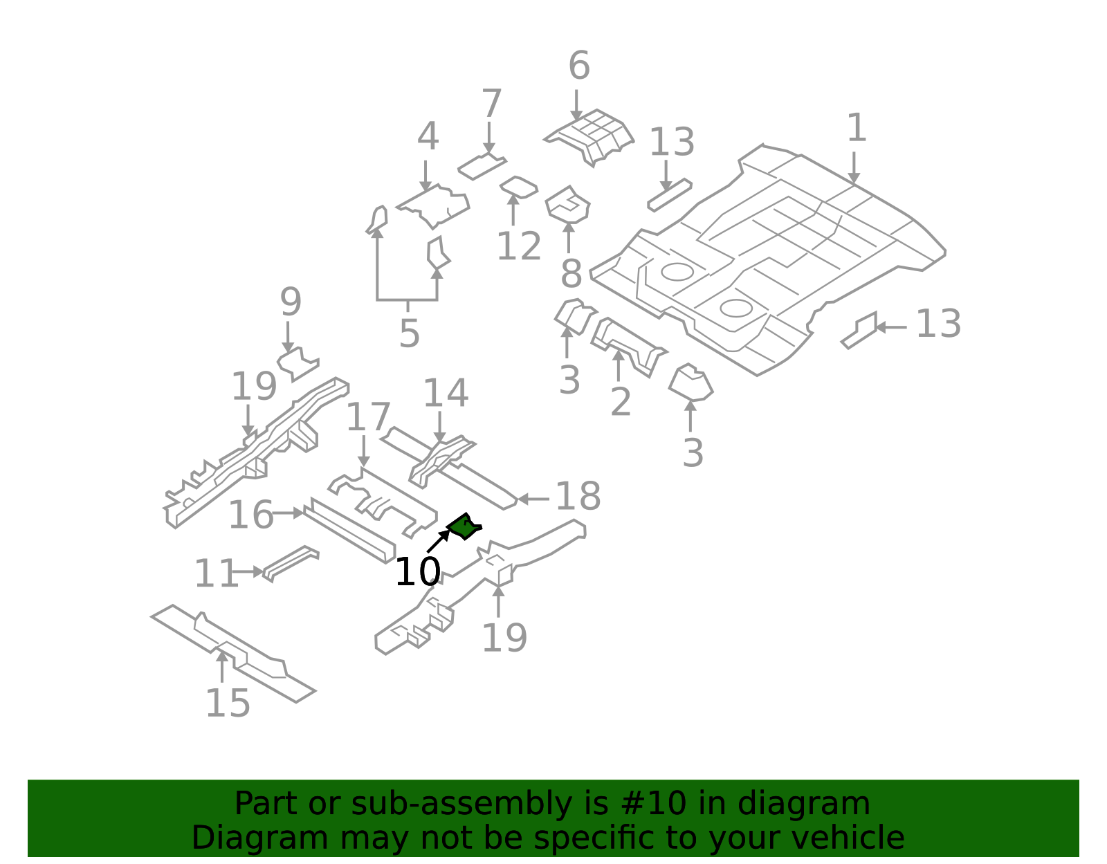 2010-2012 Hyundai Santa Fe Seat Bracket 65775-2B200 | OEM Parts Online