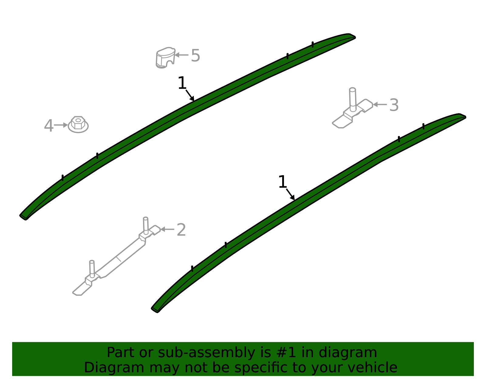 2019-2021 Hyundai Tucson Roof Rail 87270-D3700 | OEM Parts Online