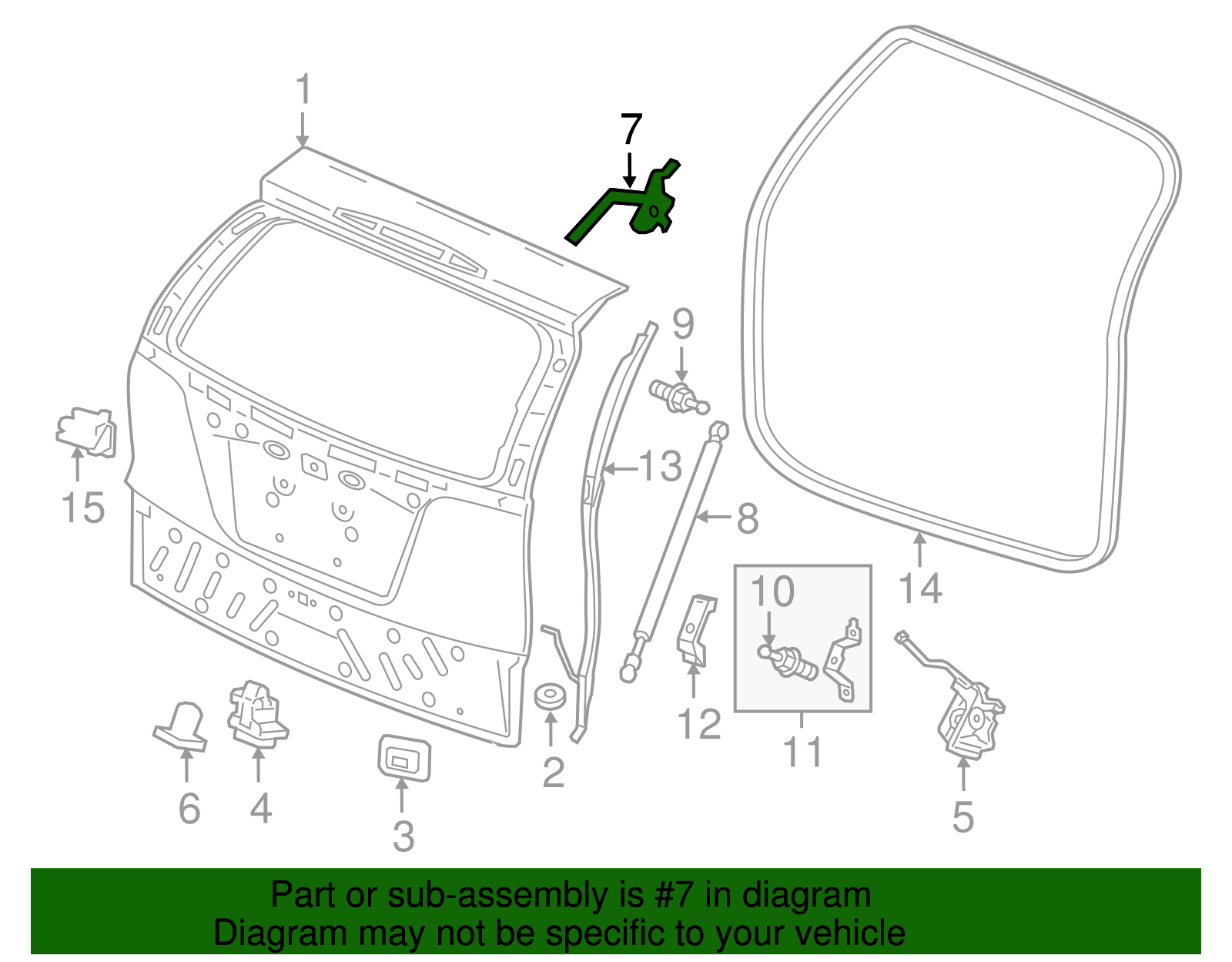 68260-T1G-E00ZZ - Hinge 2015-2016 Honda CR-V | Honda Parts Online