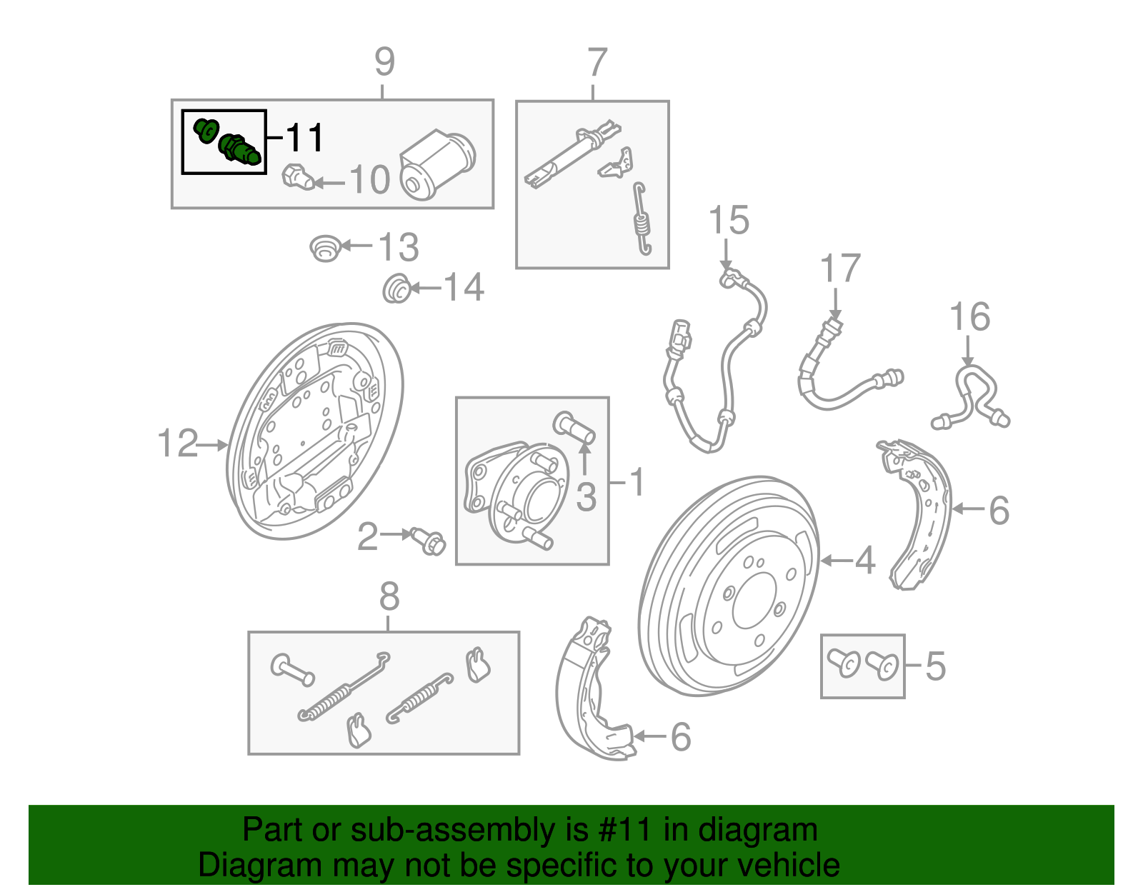2011-2019 Ford | Bleeder Valve | CP9Z-2208-A | Walls' Ford Parts