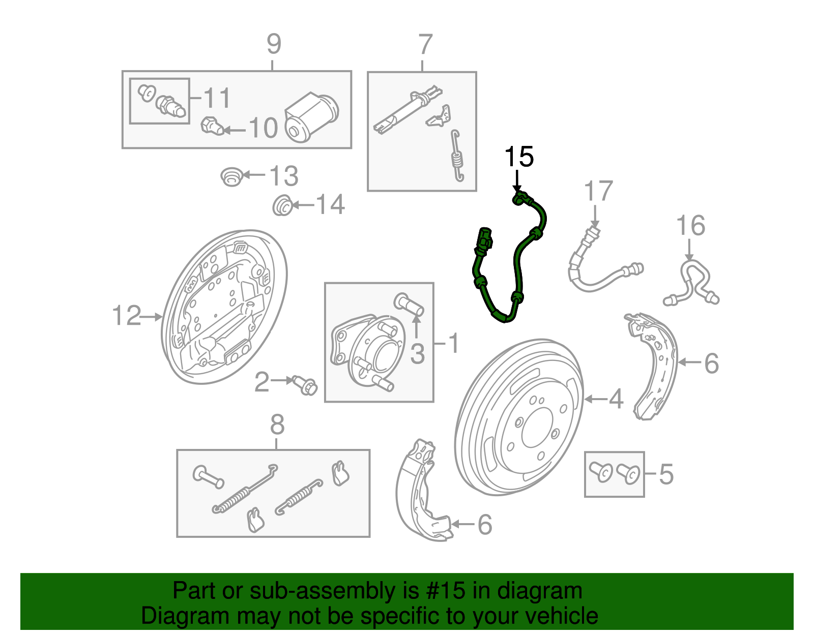 2011-2019 Ford Fiesta ABS Sensor AE8Z-2C190-A | Awesome Parts Ford