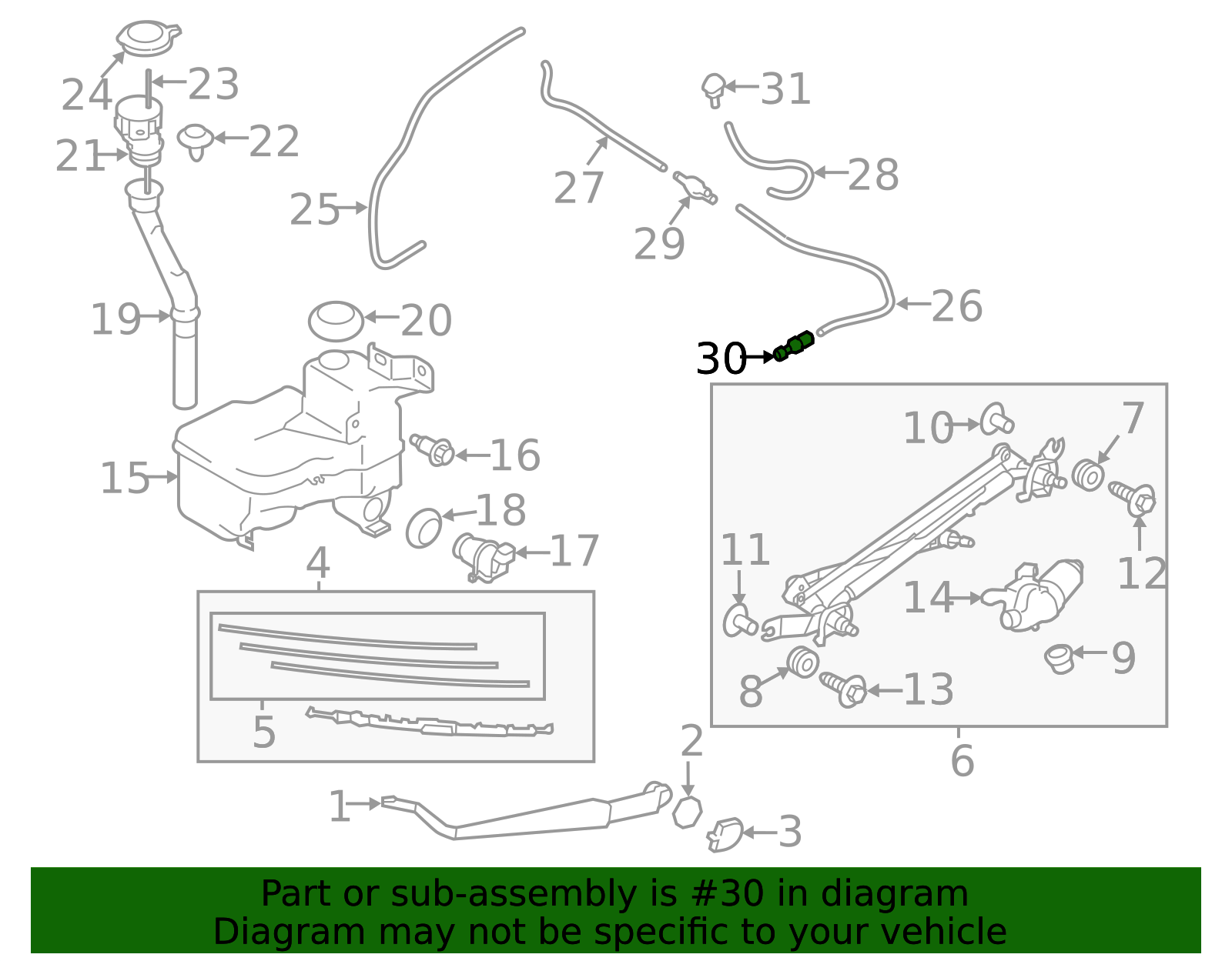 SU003-02717 Windshield Washer Hose Connector - Toyota | Mike Calvert ...