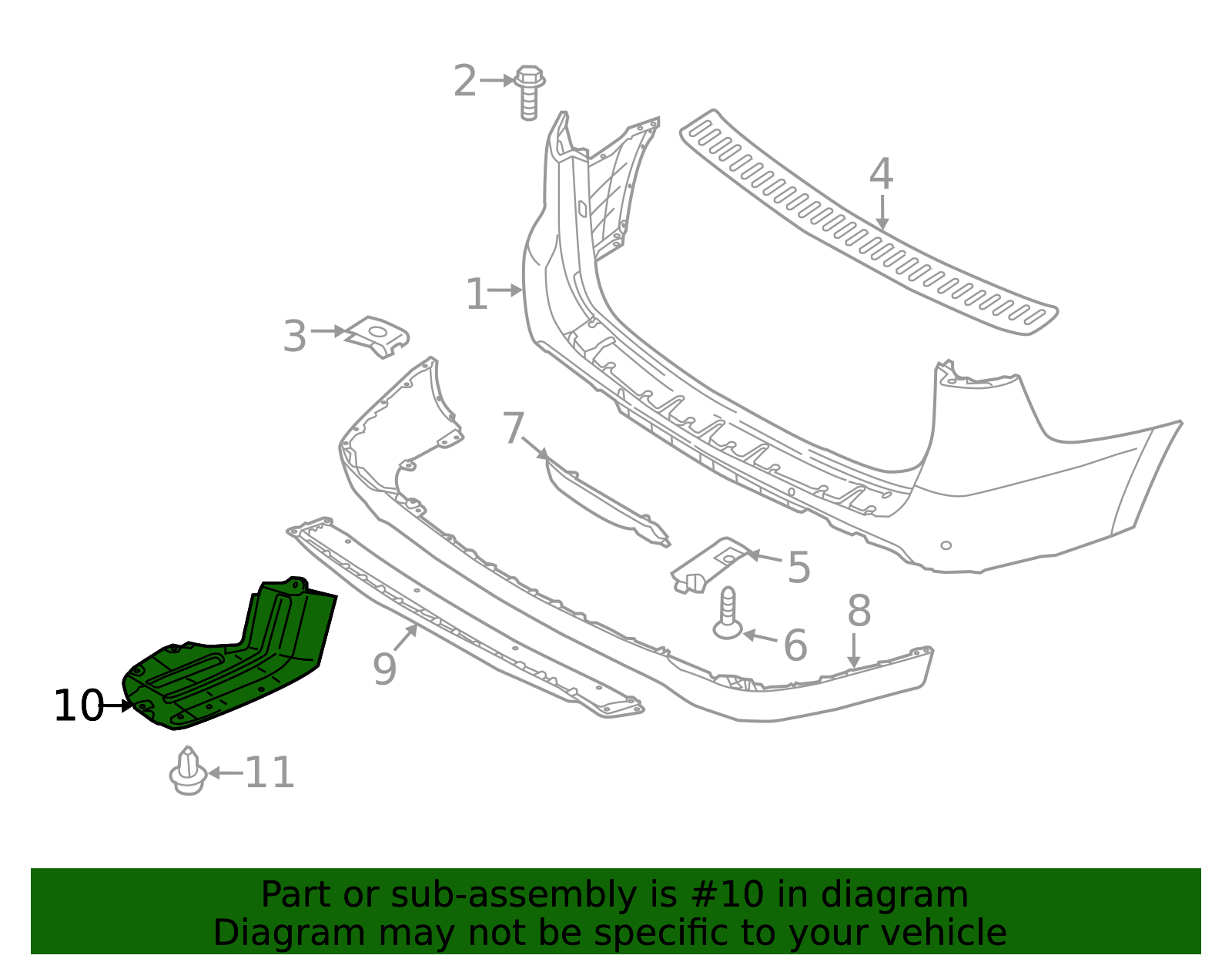 2015-2018 Kia Sedona Under Cover 86695 A9000 | OEM Parts Online