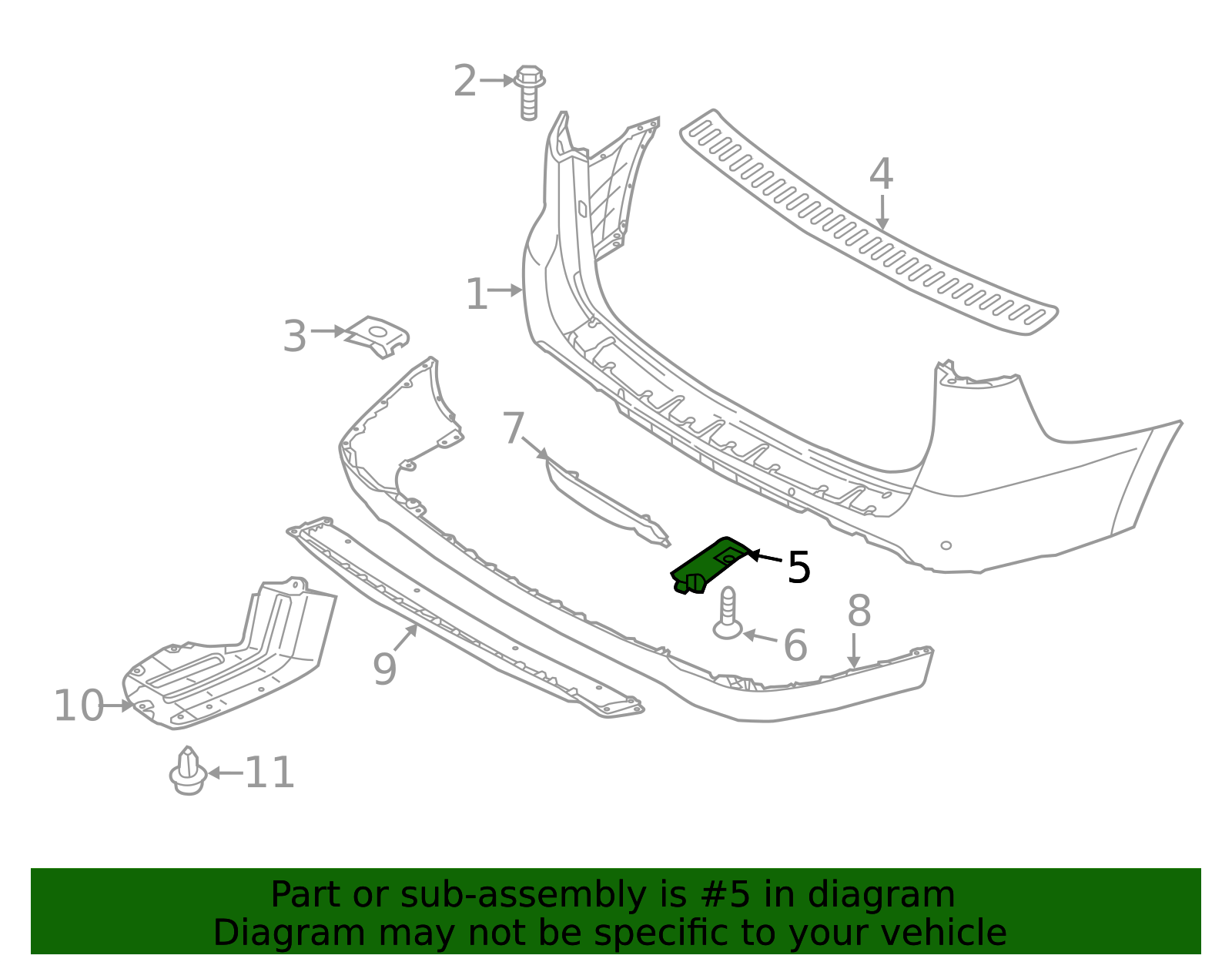 86652-A9000 - Step Cover Bracket 2015-2021 Kia Sedona | Kia.Parts Store