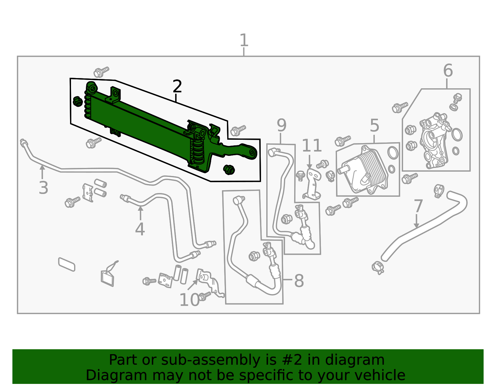 25500-61D-003 - High-Quality Trans Cooler for 2022-2025 Acura MDX ...