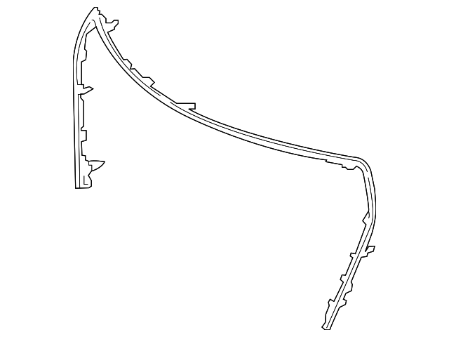 Genuine Toyota Grille Surround part# 53126-02090 for 2014-2016 Toyota ...