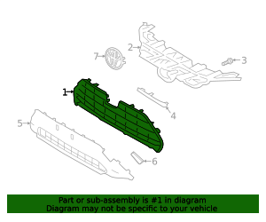 2019-2025 Toyota RAV4 Upper Grille 53112-0R120 | OEM Parts Online