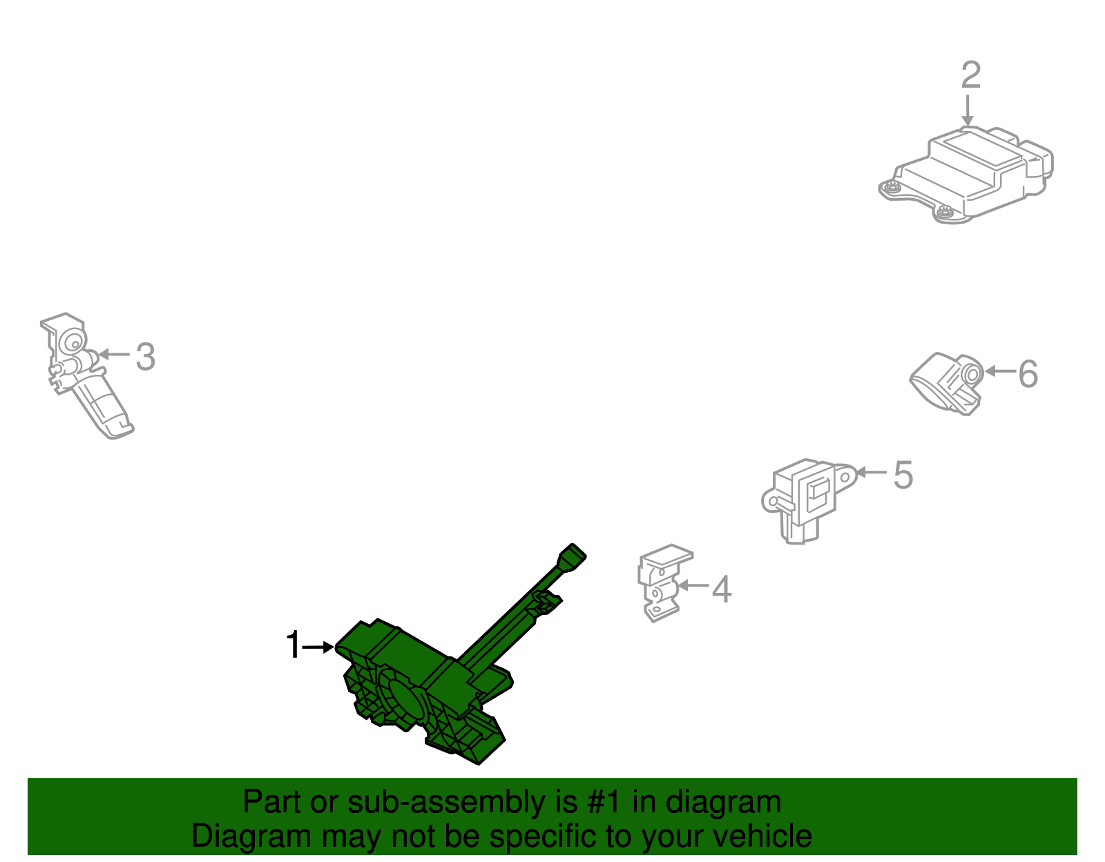 2003-2016 Jaguar Clock Spring C2P20958 | OEM Parts Online