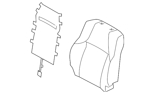 71073-60C00-C3 - Seat Back Cover - 2013 Lexus GX460 | My L Parts