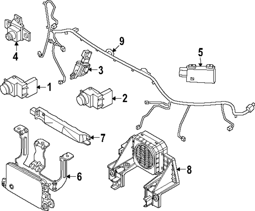 91890-DO010 - Wire Harness 2024-2025 Kia EV9 | Kia.Parts Store