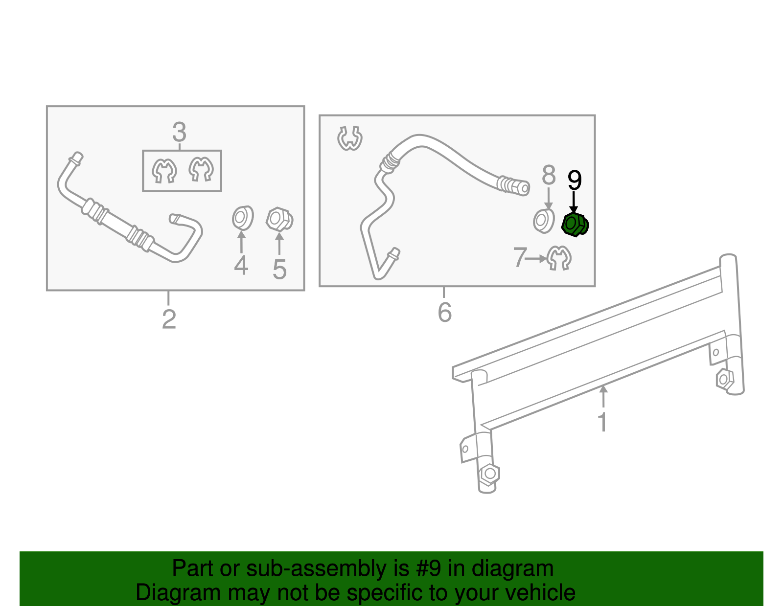 2006-2015 GM Transmission Fluid Cooler Line Fitting 19129762 | Shop ...