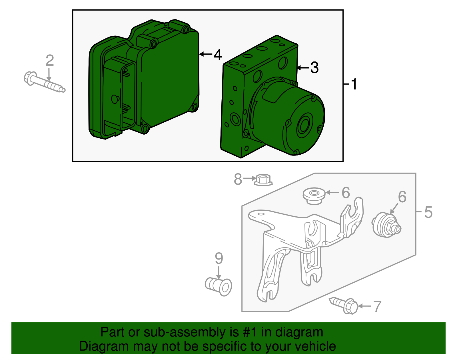 2019-2020 Cadillac CT6 Electronic Brake Control Module Assembly ...