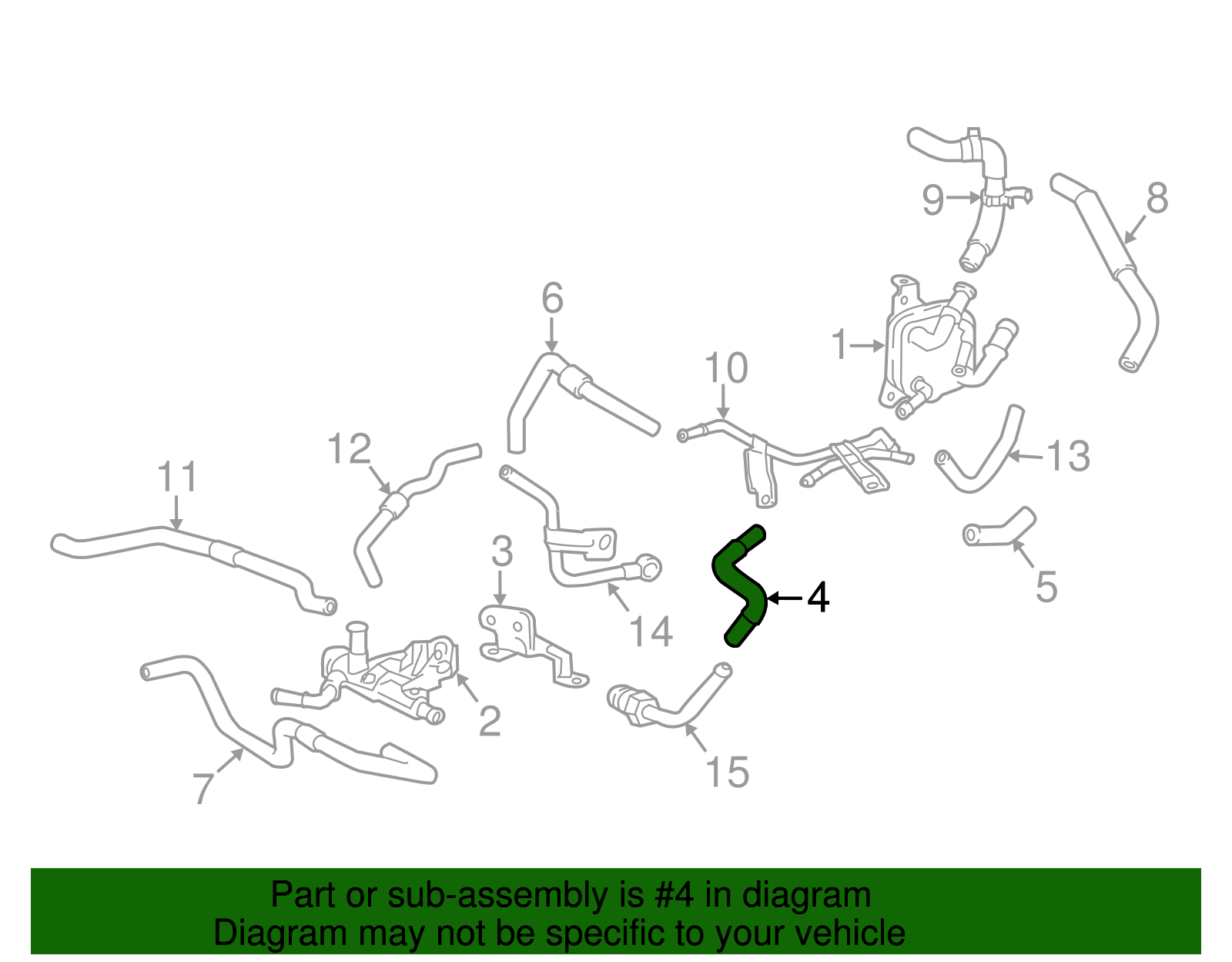 32941-08051 - Inlet Hose - 2017-2020 Toyota | OEM Genuine Toyota Parts