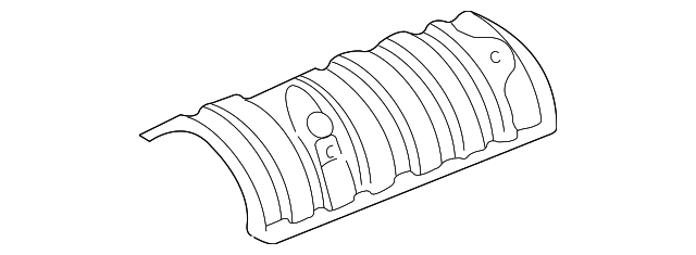 Genuine Toyota Heat Shield part# 58327-52031 for 2000-2005 Toyota Echo ...