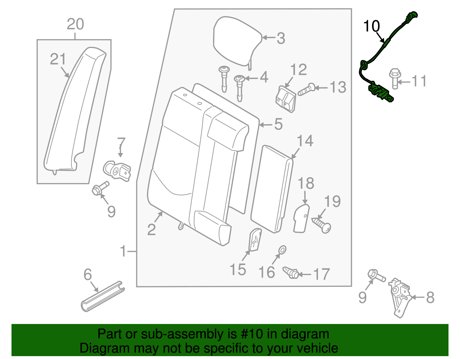 89740-1M000 - Latch 2010-2013 Kia Forte | Kia.Parts Store