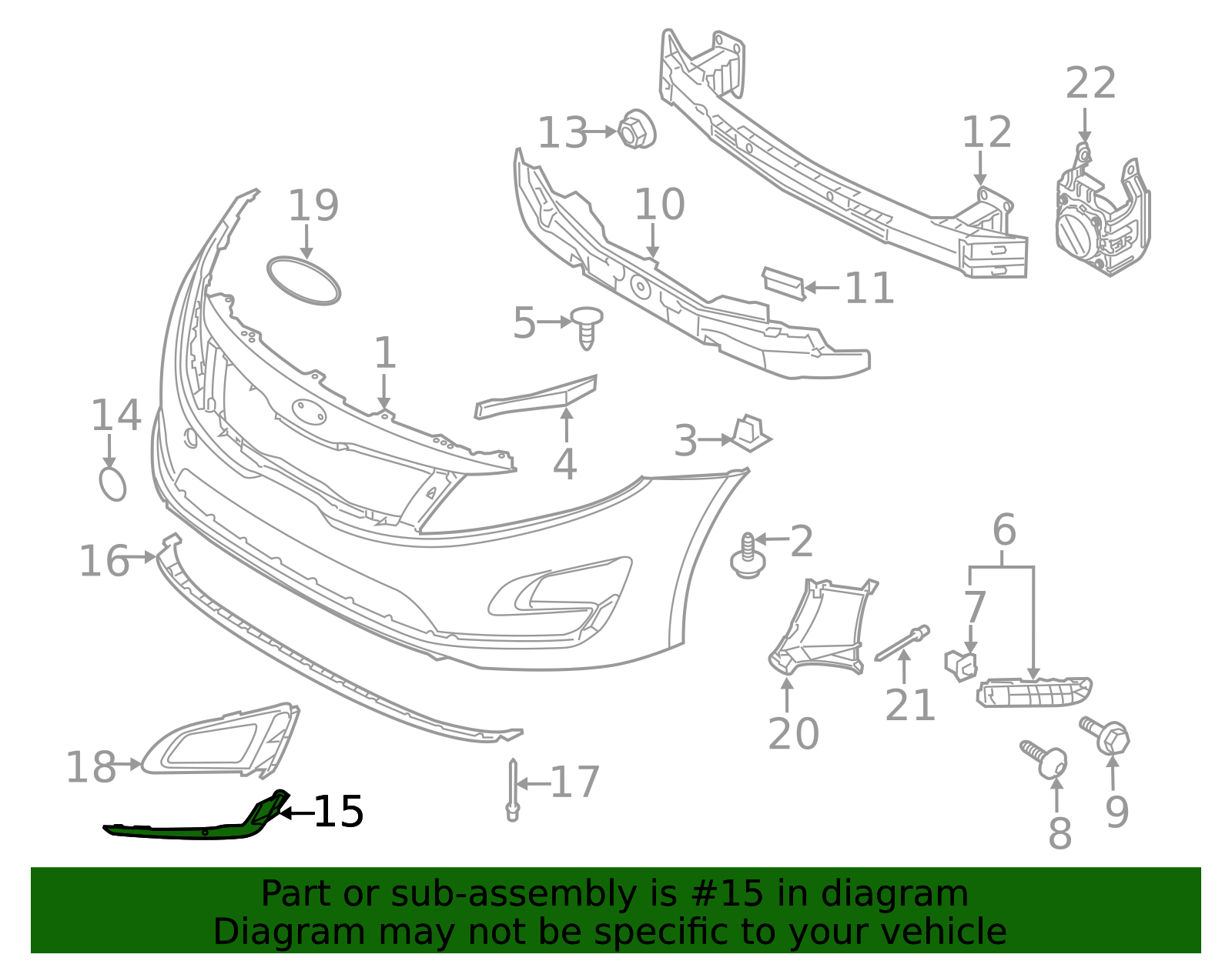 86564-4U500-DS - Bumper Trim 2014-2016 Kia Optima | Kia.Parts Store