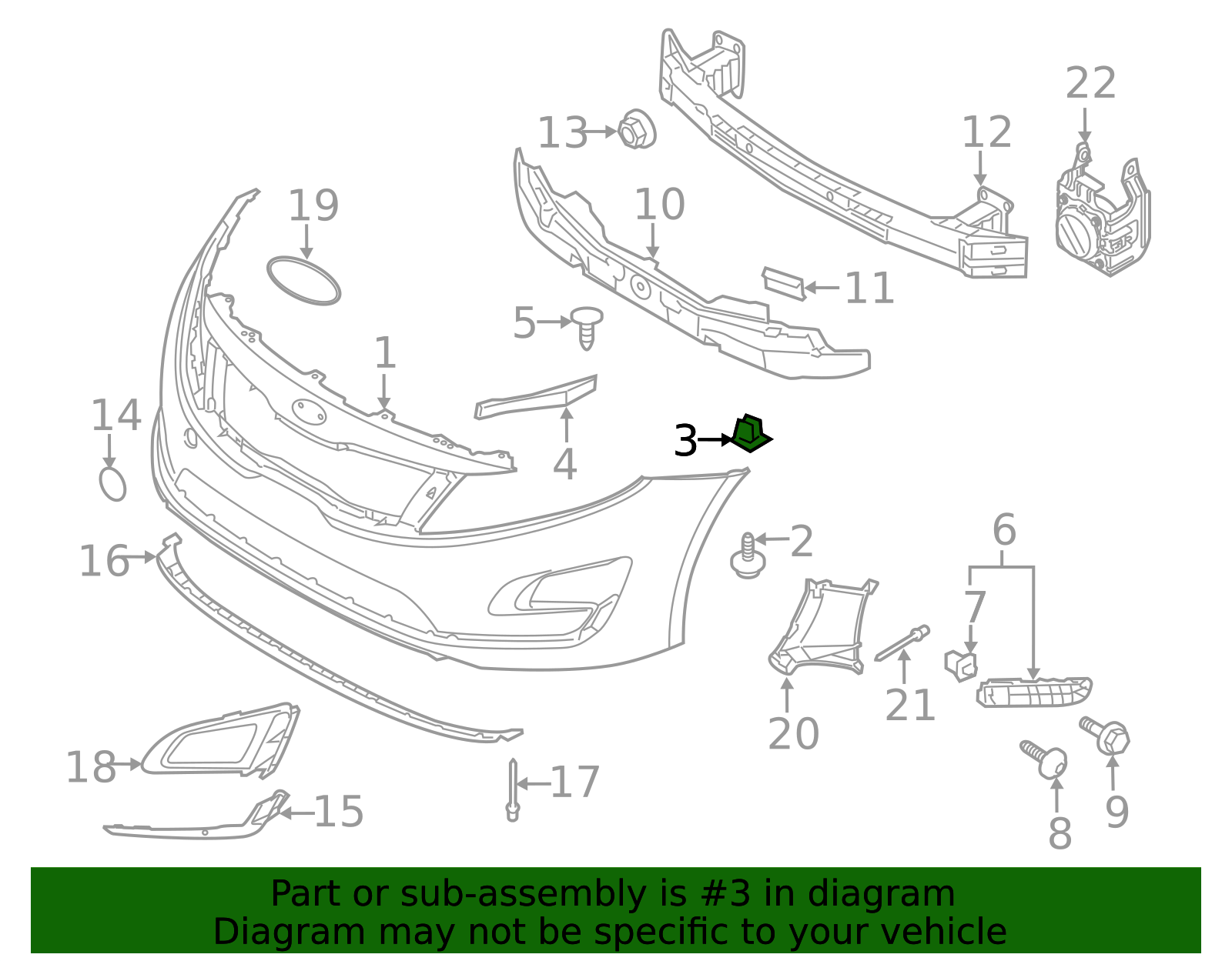 86699-2T000 - Bumper Cover Retainer Nut 2014-2020 Kia | Kia.Parts Store