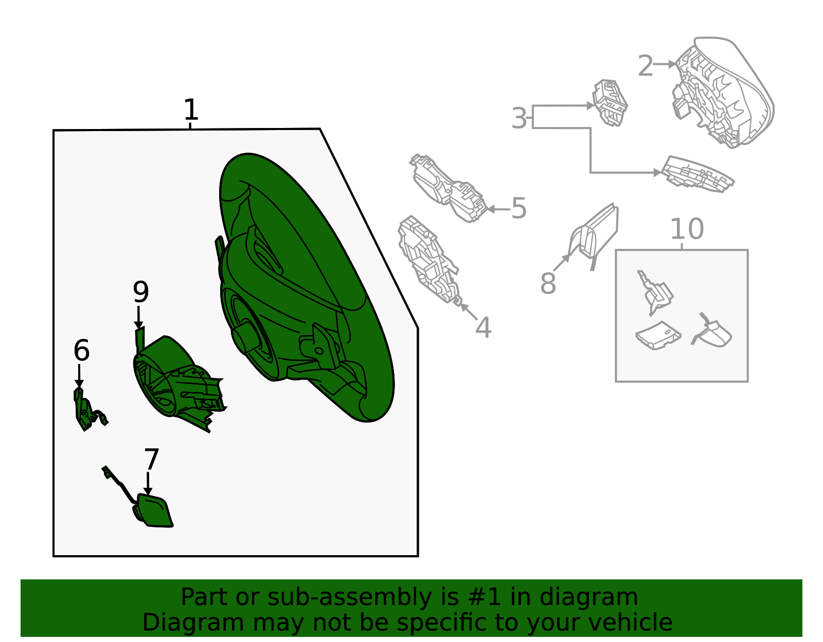 Steering Wheel 099-460-25-09 | Parts Performance Mercedes Benz