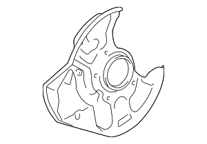 1998-2010 Lexus Backing Plate 47781-30210 | OEM Parts Online
