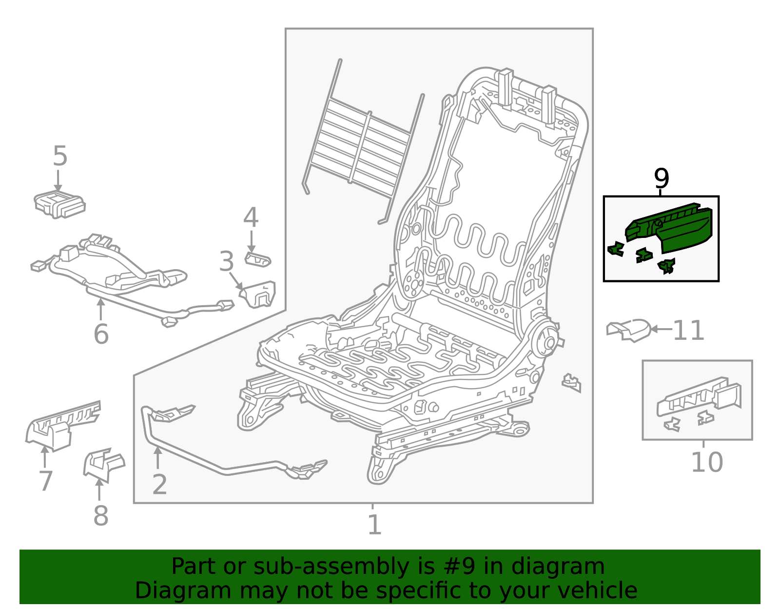Seat Track Cover - Finish the Look of Your Seat Assembly | AutoNation Parts
