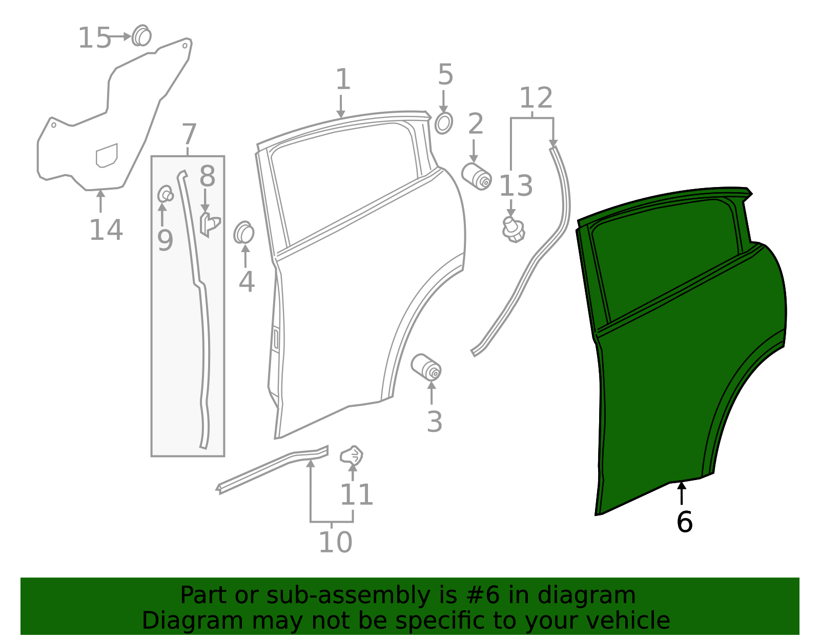 67611-T7J-H00ZZ - Outer Panel 2016-2022 Honda HR-V | Honda Parts HQ