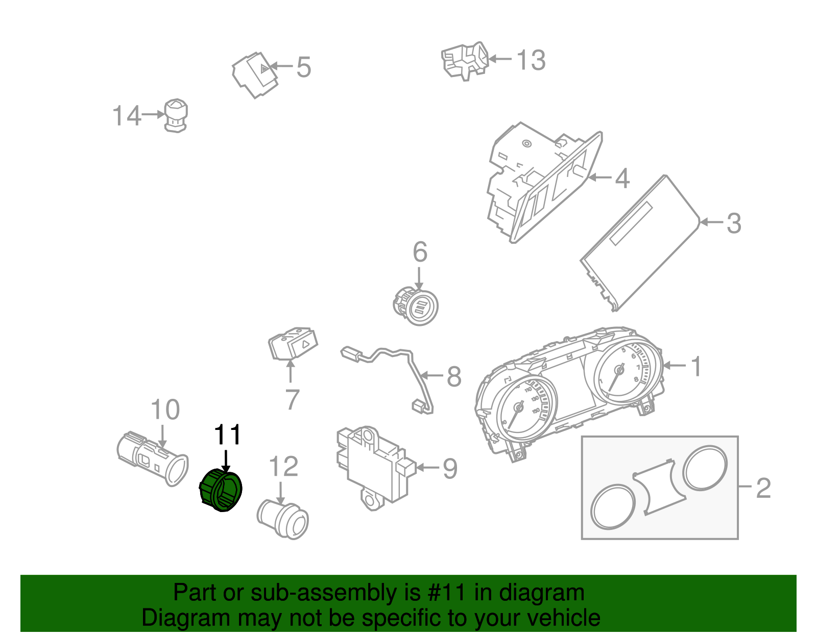 LR073352 - Power Outlet Ring - 2013-2020 Land-Rover | Land Rover Lake Bluff
