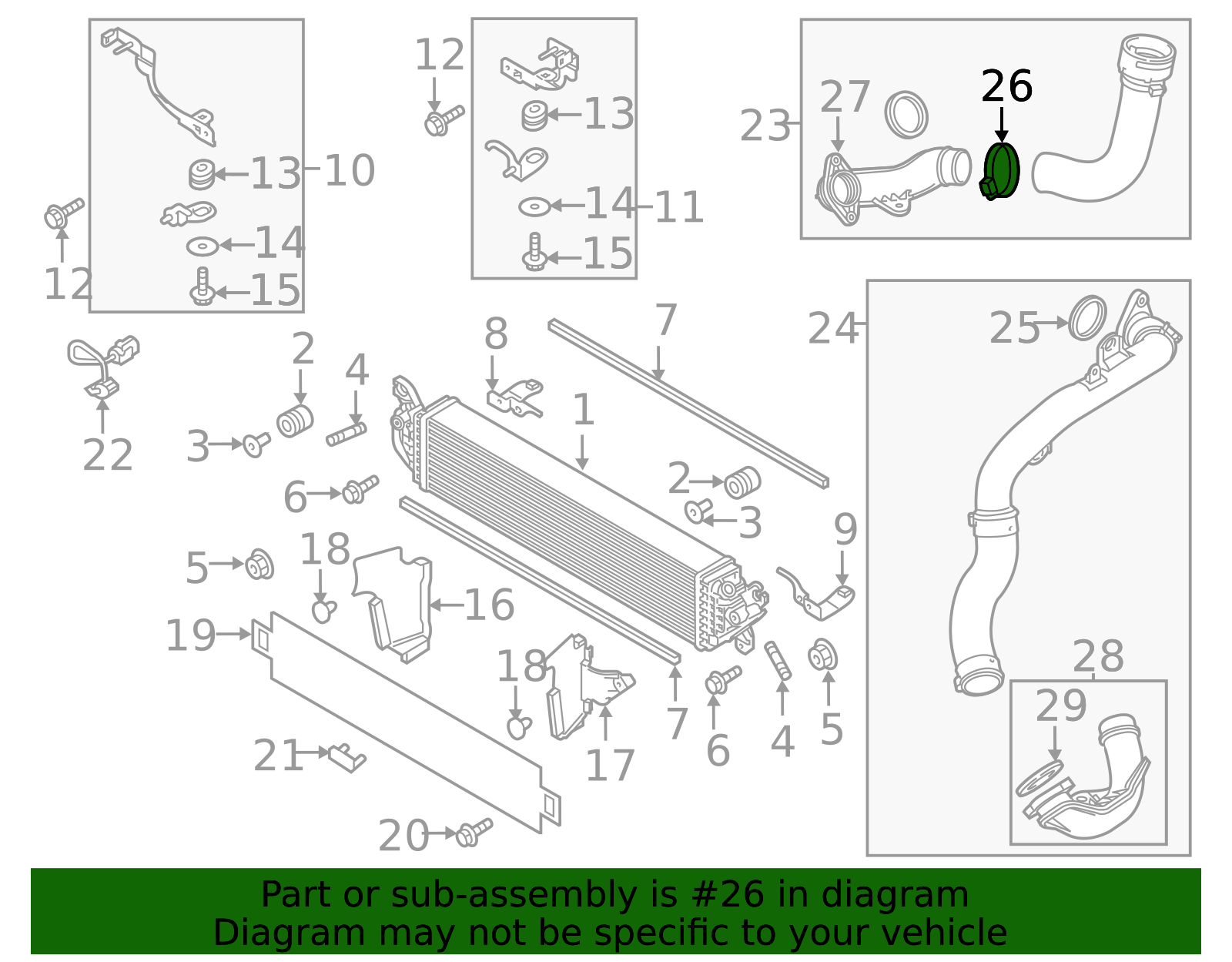 2016-2025 Mazda | Air Inlet Pipe Clamp | SHY1-13-737 | Mazda Online Parts