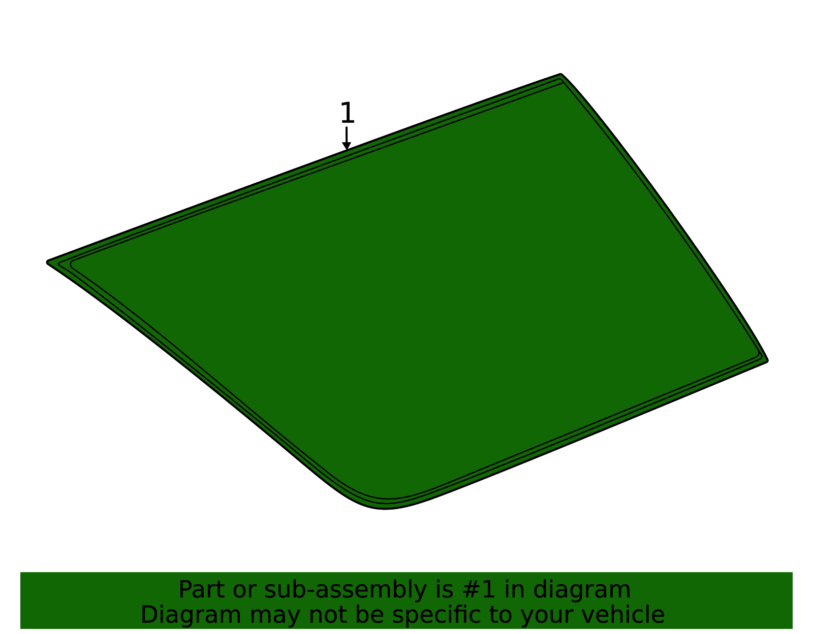 2021-2024 Cadillac Escalade ESV Body Passenger Side Rear Window ...