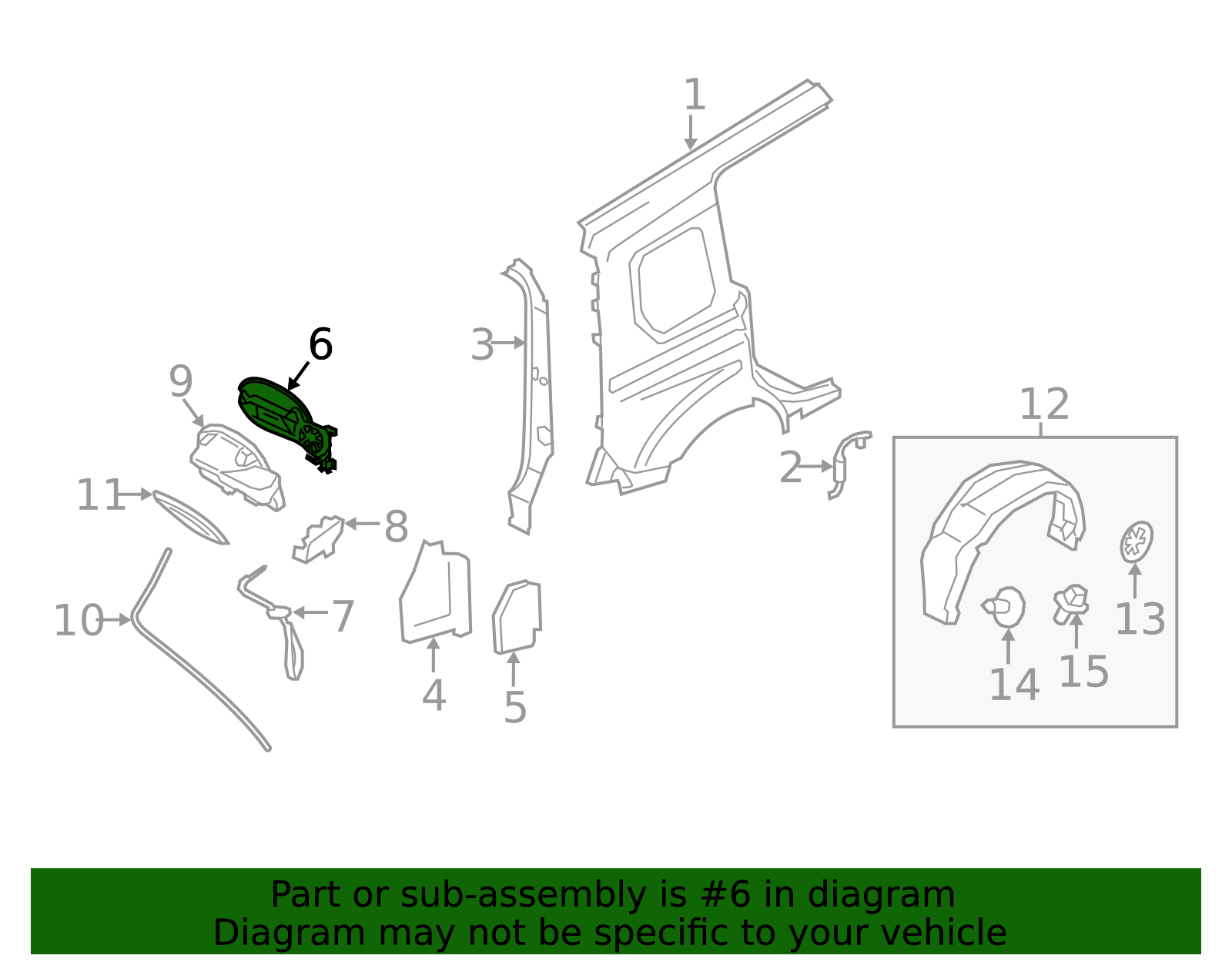 2019-2023 Ford Transit Connect Fuel Door KT1Z-61405A26-C | Awesome ...