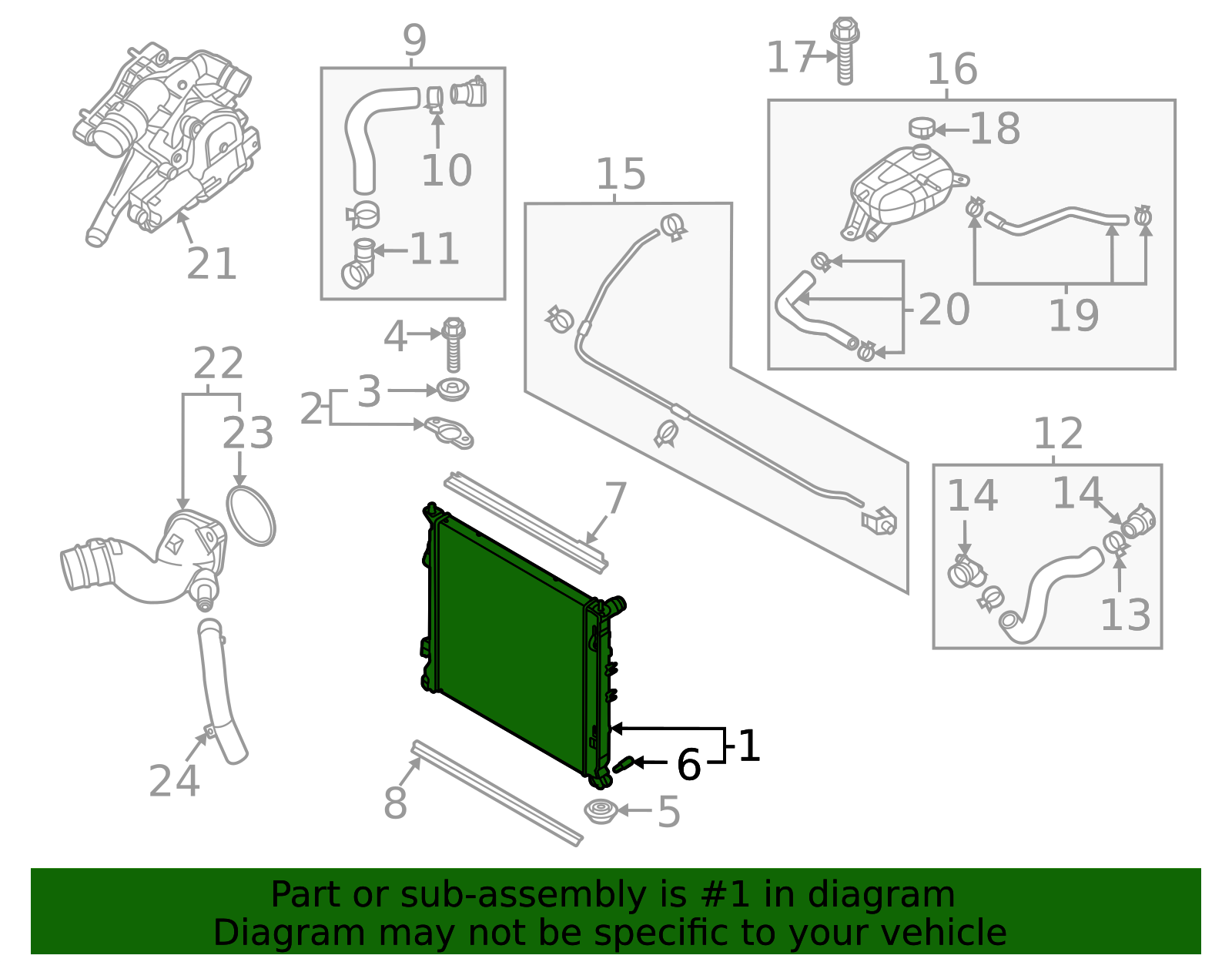 1990-1995 Hyundai Heater Assembly 97200-28101 | QuirkParts