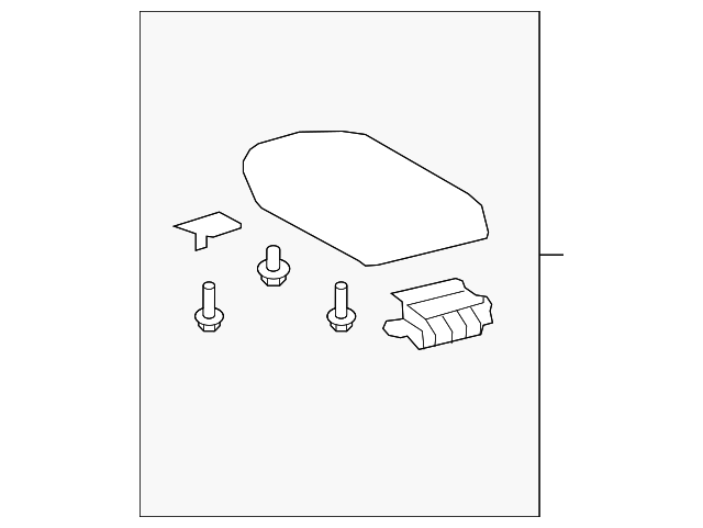 Genuine Toyota Lid Assembly part# 58905-02480-B2 for 2009-2013 Toyota ...