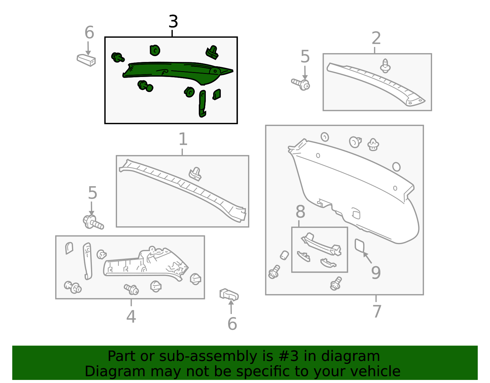 Liftgate Trim - Genuine Rear Hatch Styling Piece | AutoNation Parts