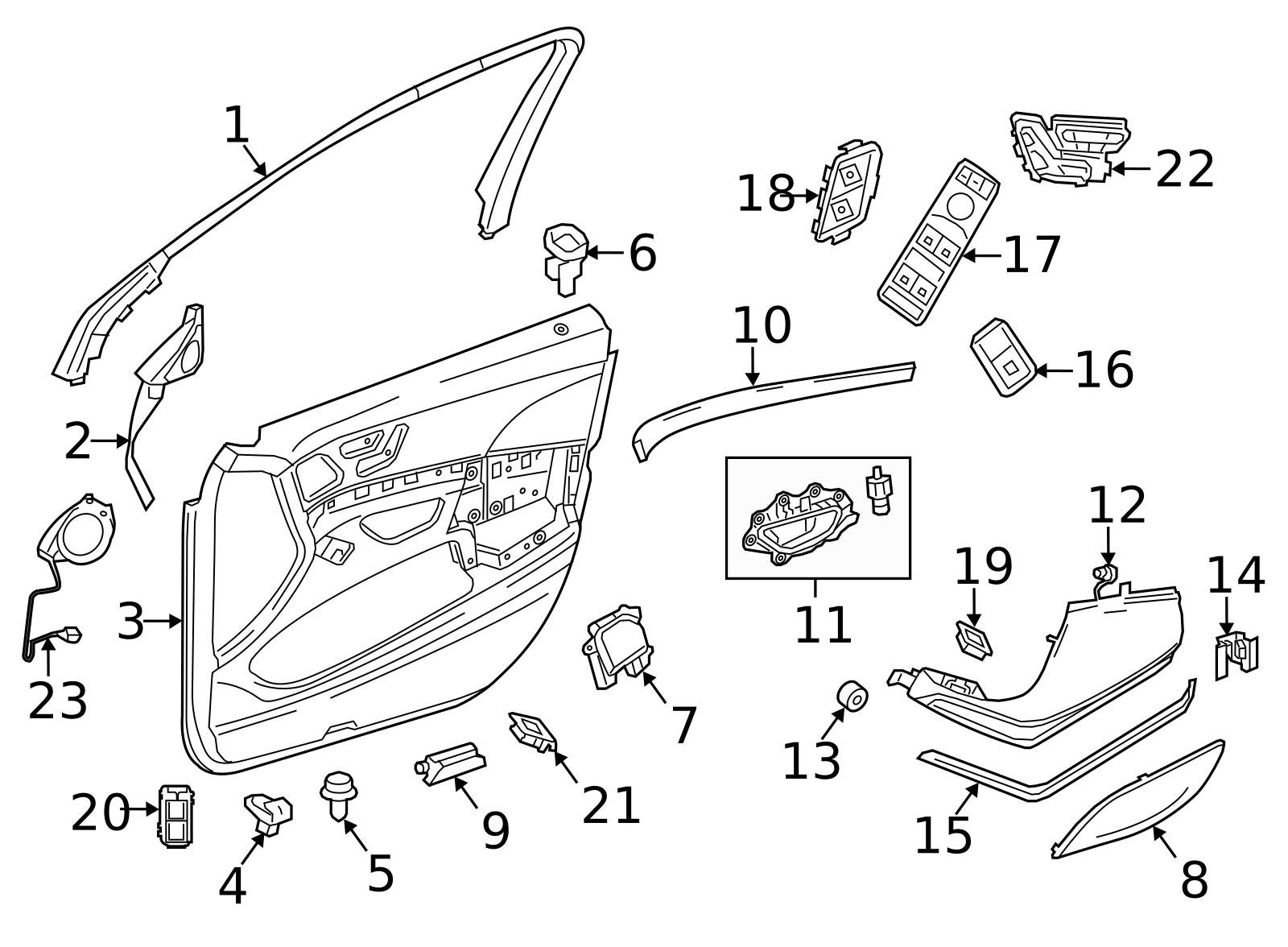 Switch Block 222-905-12-51-64-8R98 | Benz Parts Online