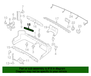 XFF500020 - High-Quality Reflector for 2005-2016 Land Rover ...