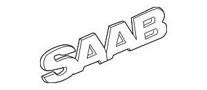 Genuine Emblem - Saab for 2010-2011 Saab 9-5 | Part# 13321833 | Over 30 ...