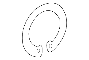 90521-99114 - Wheel Bearing Snap Ring (Left, Right, Front) 1995-2007 ...
