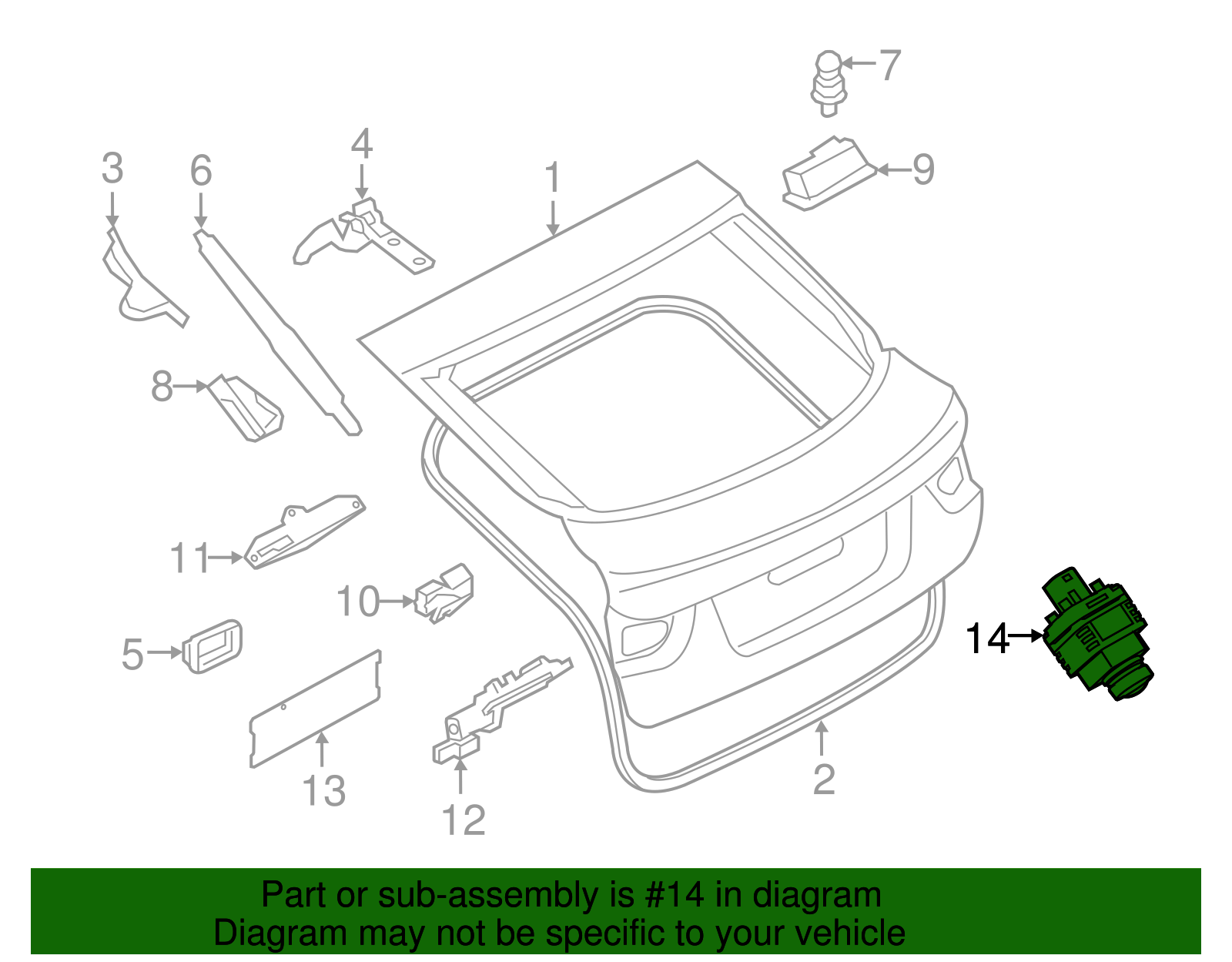 66-53-9-213-990 - Camera 2011-2020 BMW | BMWPartsDirect.com