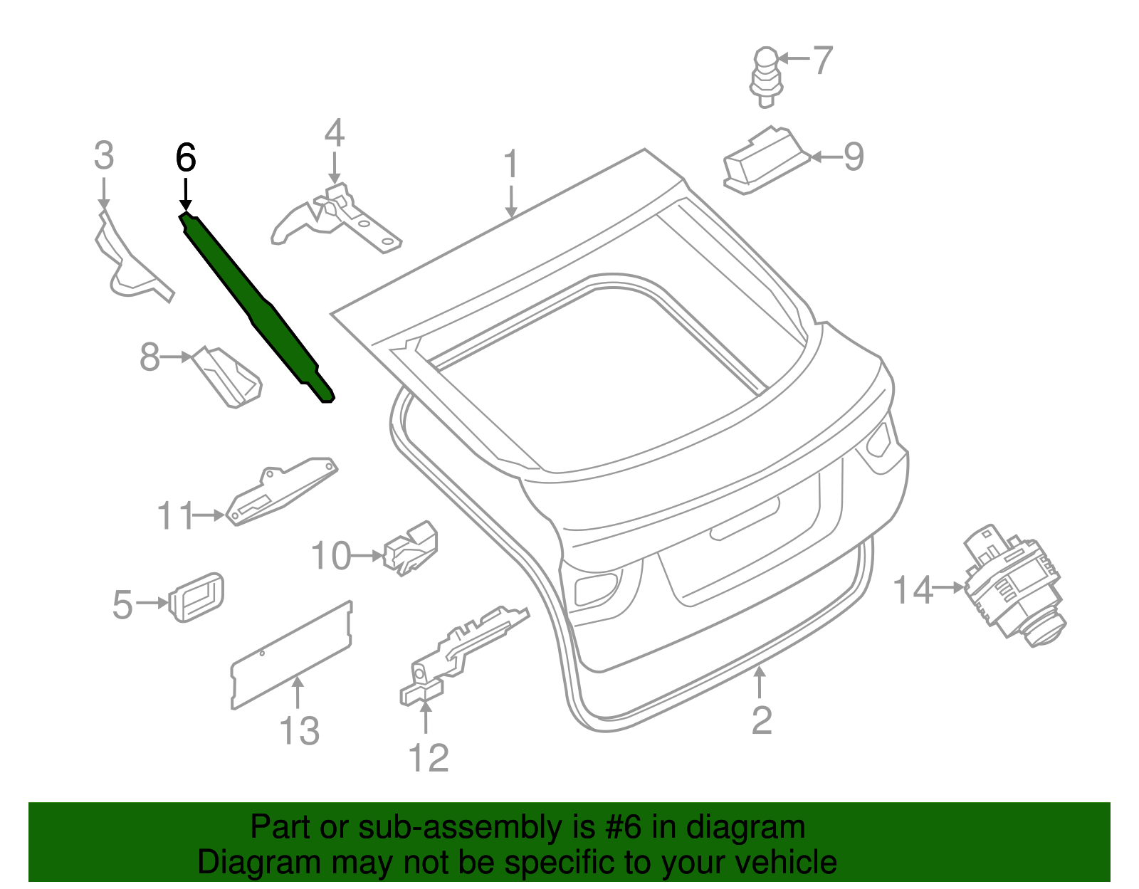 51247434043 - 2015-2019 BMW X6 Lift Cylinder (51-24-7-434-043) | BMW of ...