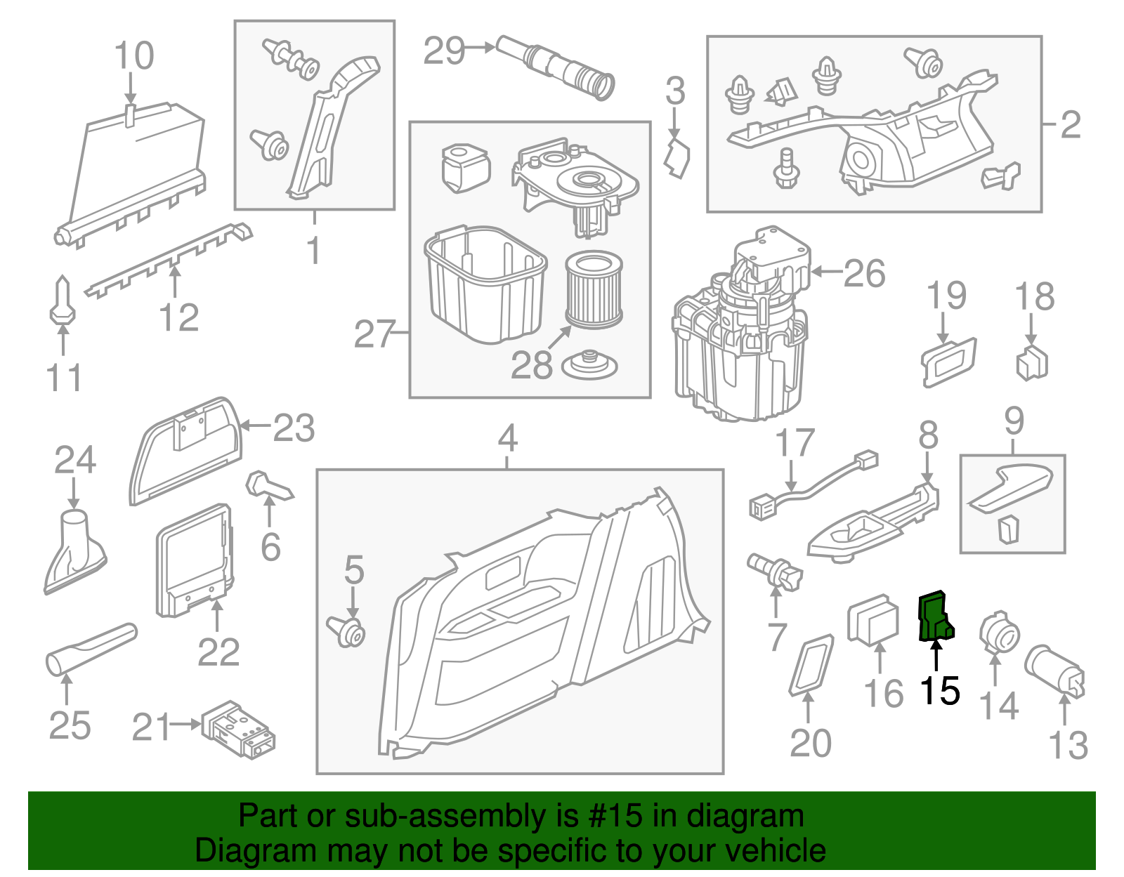 2011-2017 Honda Odyssey Power Outlet 38520-TK8-A01ZB | OEM Parts Online
