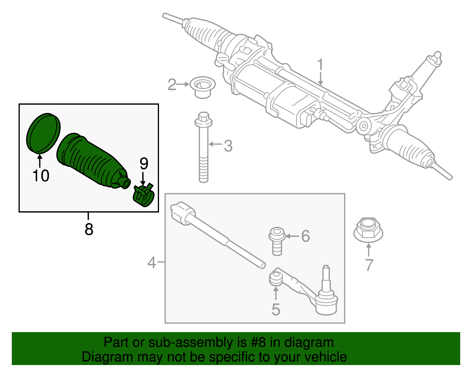 32-10-6-865-426 - Tie Rod Boot - 2014-2020 BMW | Buy BMW Parts Now