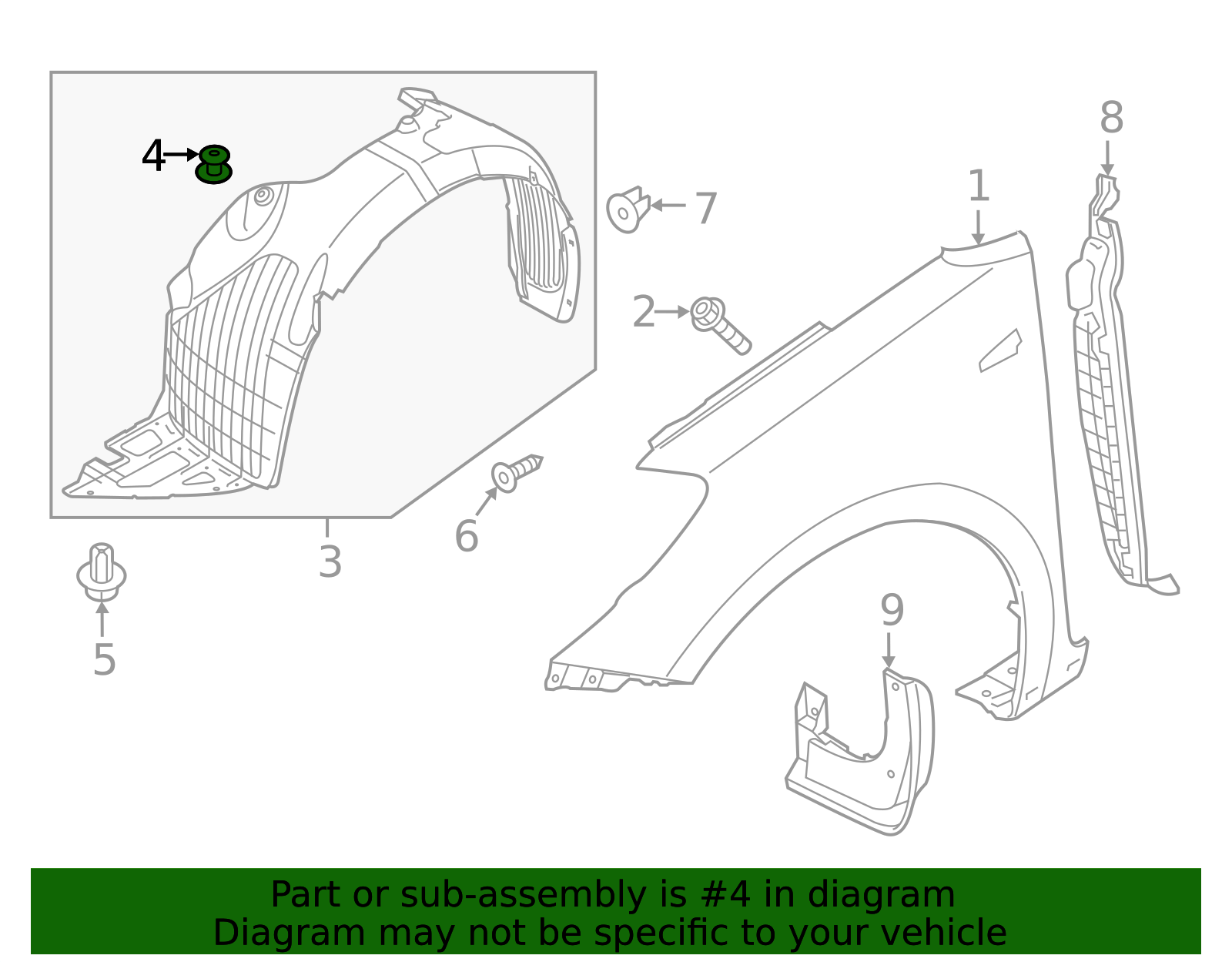 87767-2T000 - Rocker Panel Molding Rivet 2011-2018 Kia | Kia.Parts Store