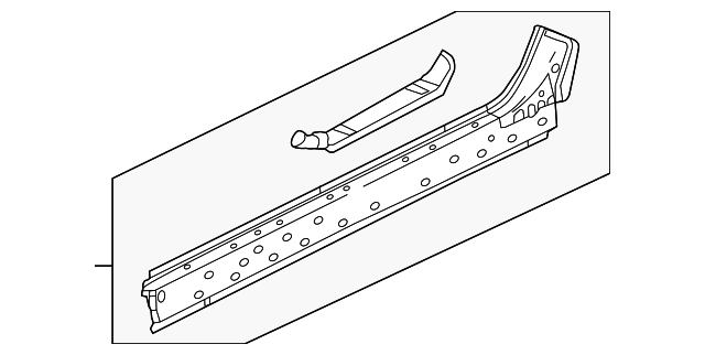 42484229 - Passenger Side Rocker Outer Panel Reinforcement 2016-2022 ...
