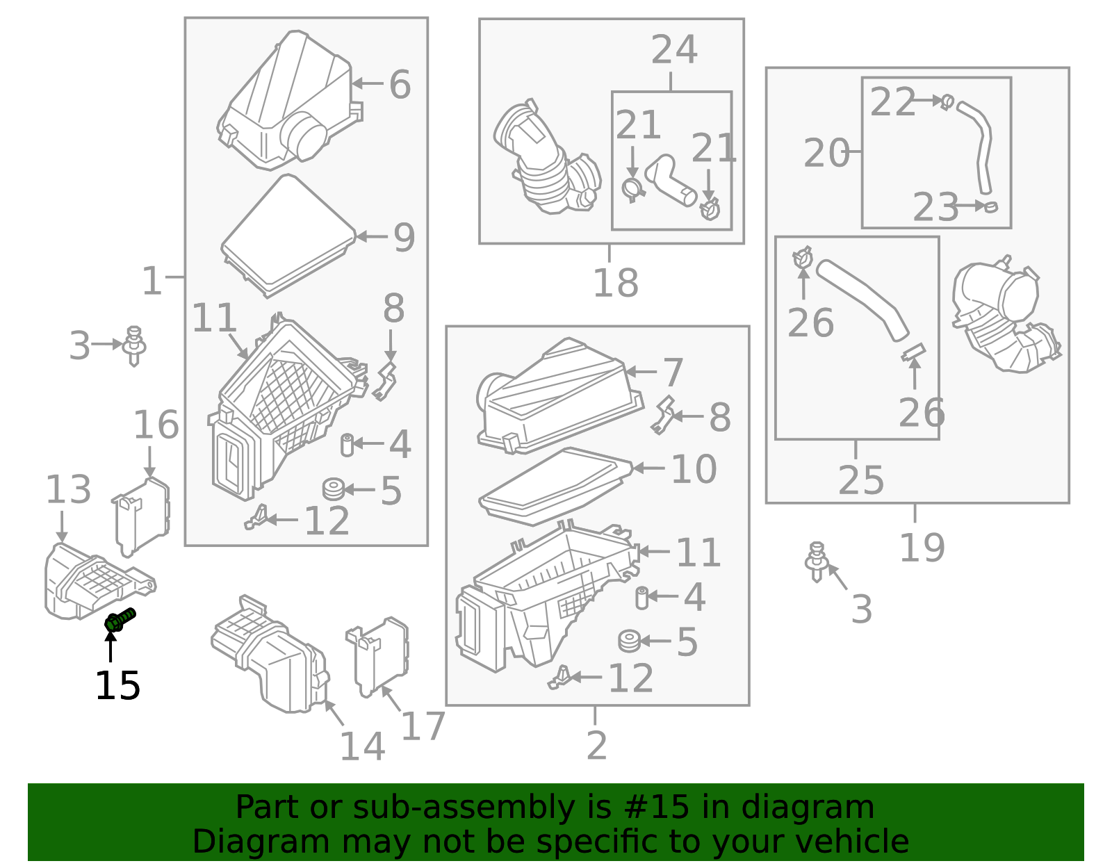 11254-06206-B - Radiator Support Splash Shield Bolt - 2005-2021 Hyundai ...