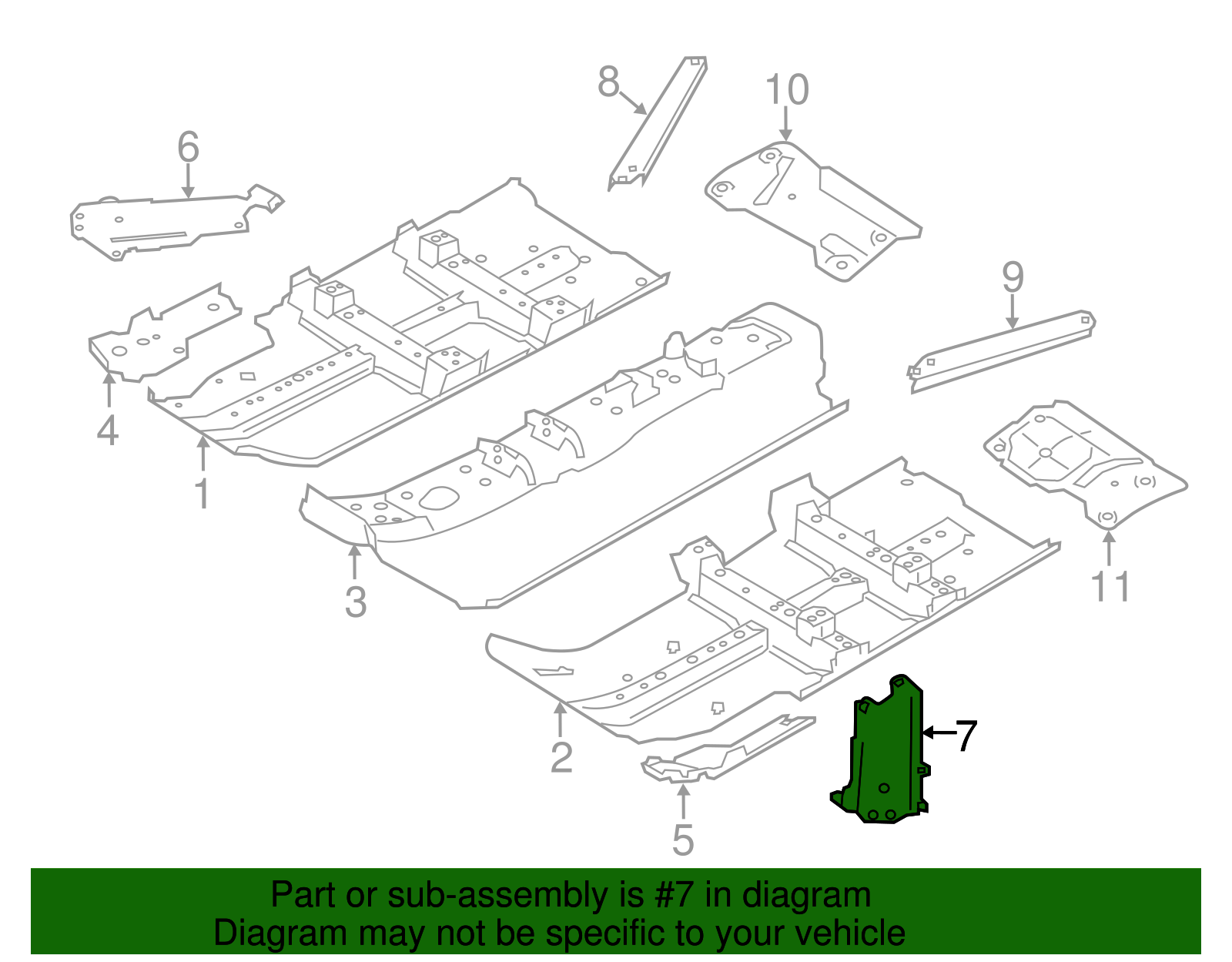 2014-2023 Nissan Diagonal Brace G48L5-4BAMA | Temecula Nissan Parts