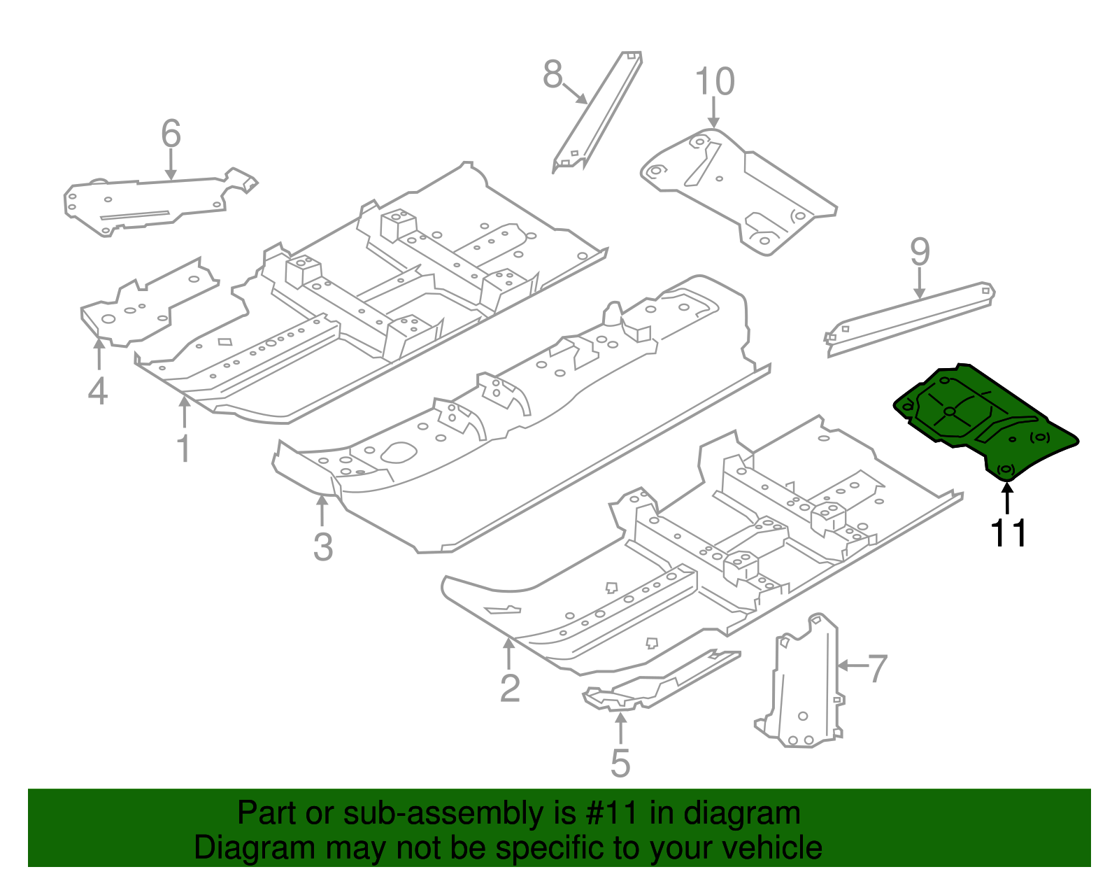 74815-4BA0A - Under Cover - 2014-2019 Nissan Rogue | Conicelli Nissan