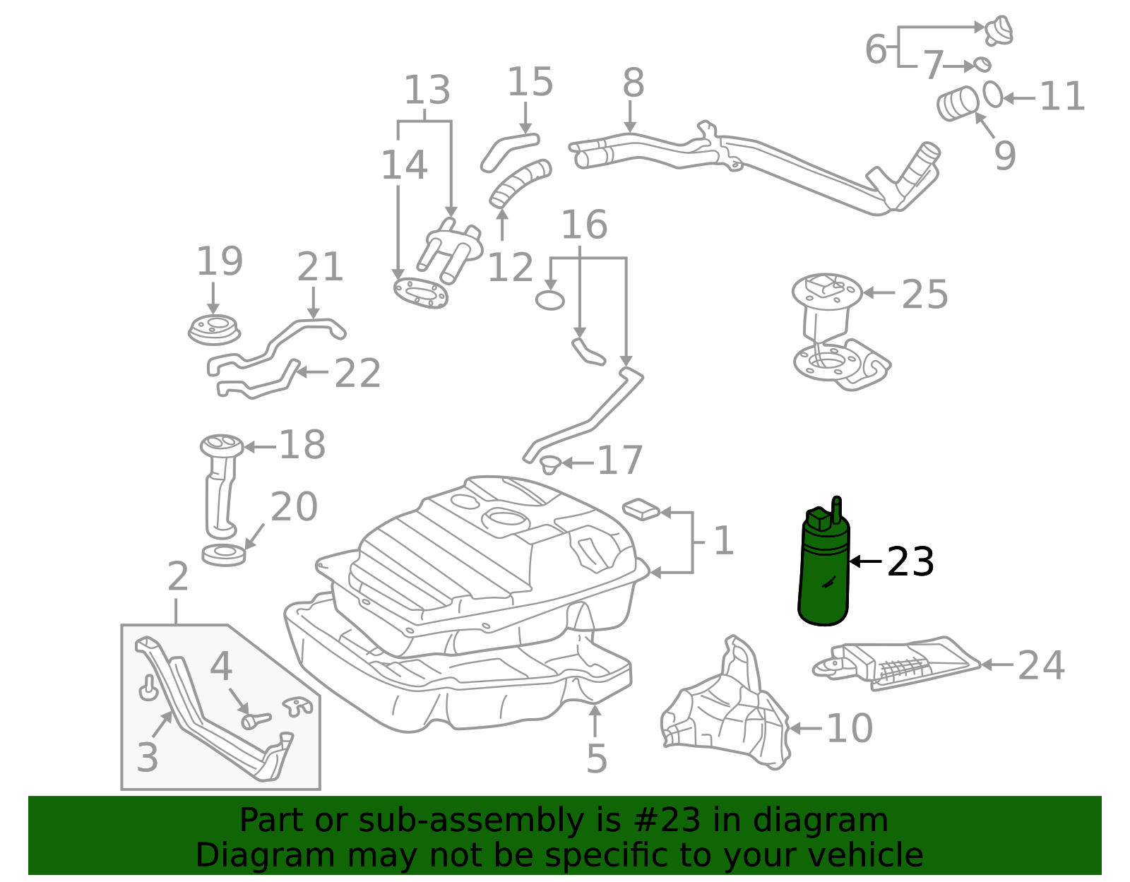 1992-2007 Lexus Fuel Pump 23221-66040 | OEM Parts Online