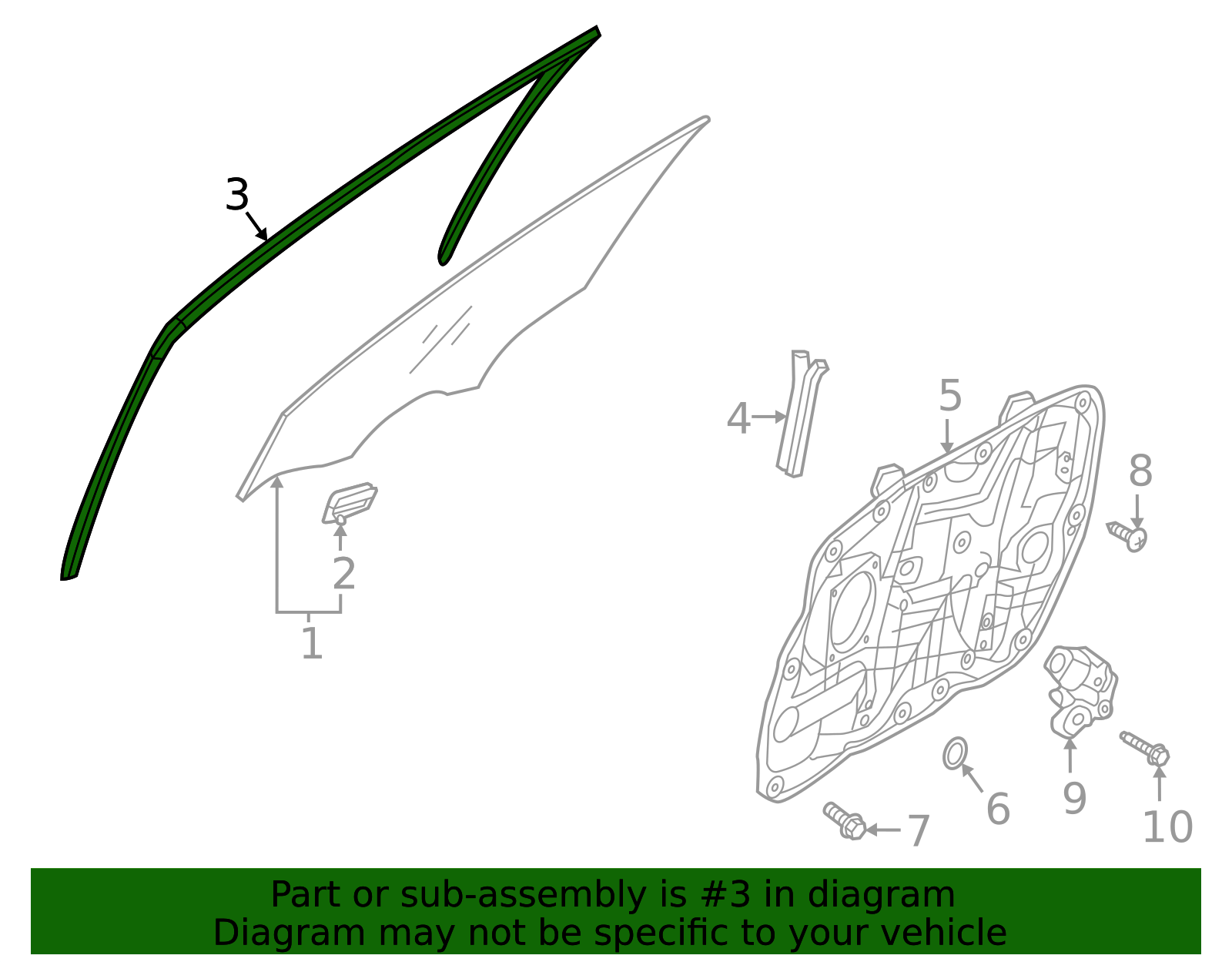 Window Channel - Smooth Window Travel 82530-G3000 | AutoNation Parts