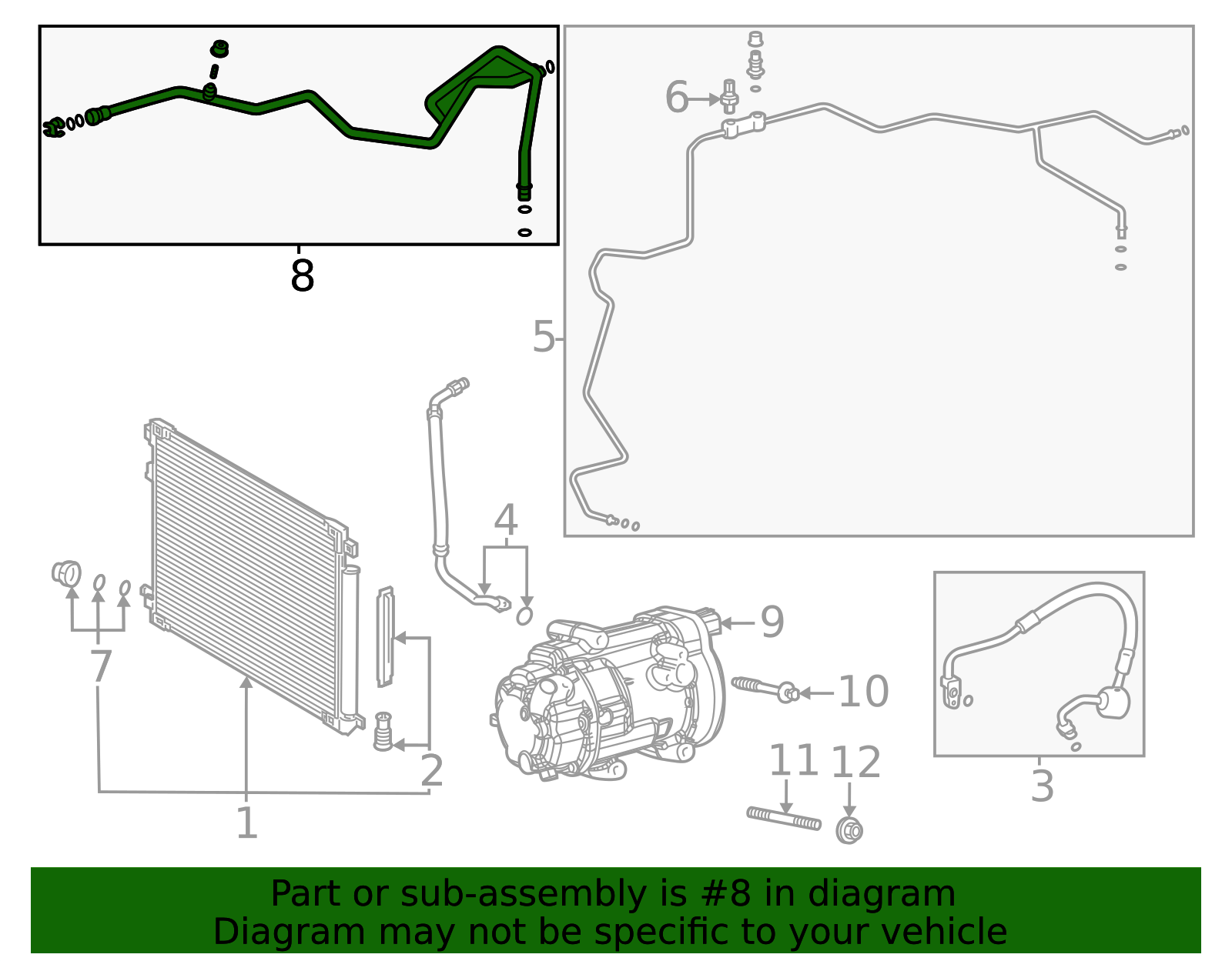 2020-2022 Toyota Highlander Suction Pipe 88707-0E050 | Toyota Parts Center